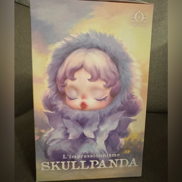 POP MART | Toys | Skullpanda Limpressionnisme Doll White Mist | Poshmark